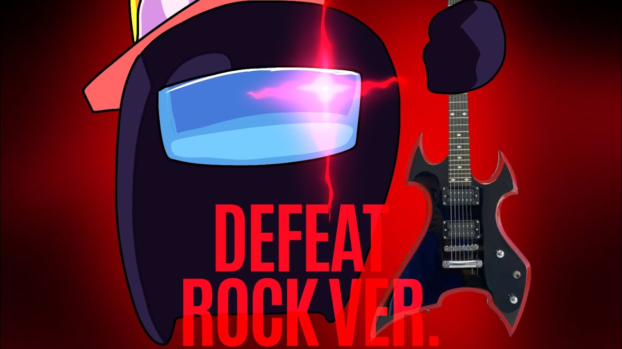 DEFEAT ROCK VER. #fnfimpostor #blackimpostor #amongus #rockversion ...