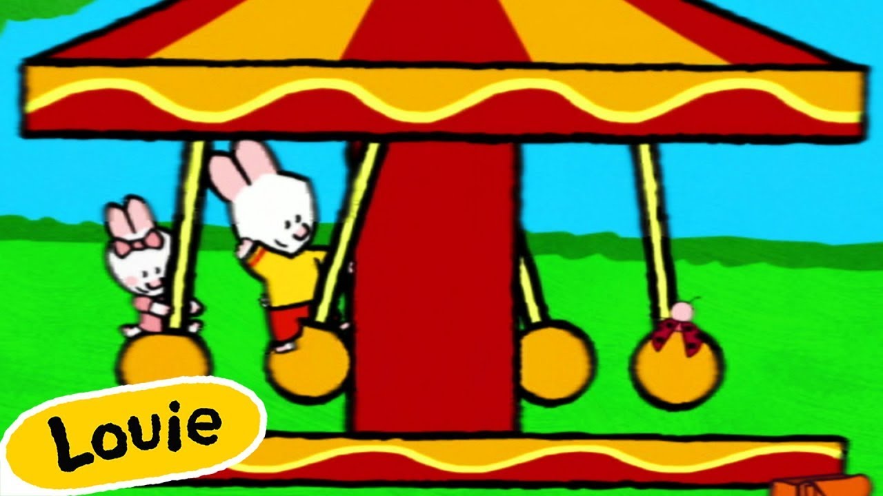 Louie, Draw Me A Merry Go Round 🎨 Drawing Videos For Kids | Cartoons ...