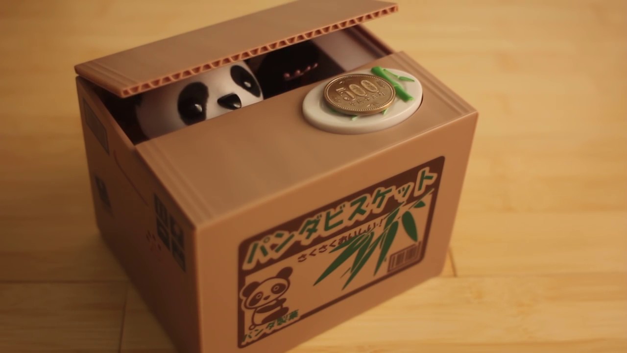 Yellow Octopus Panda Stealing Money Box - YouTube