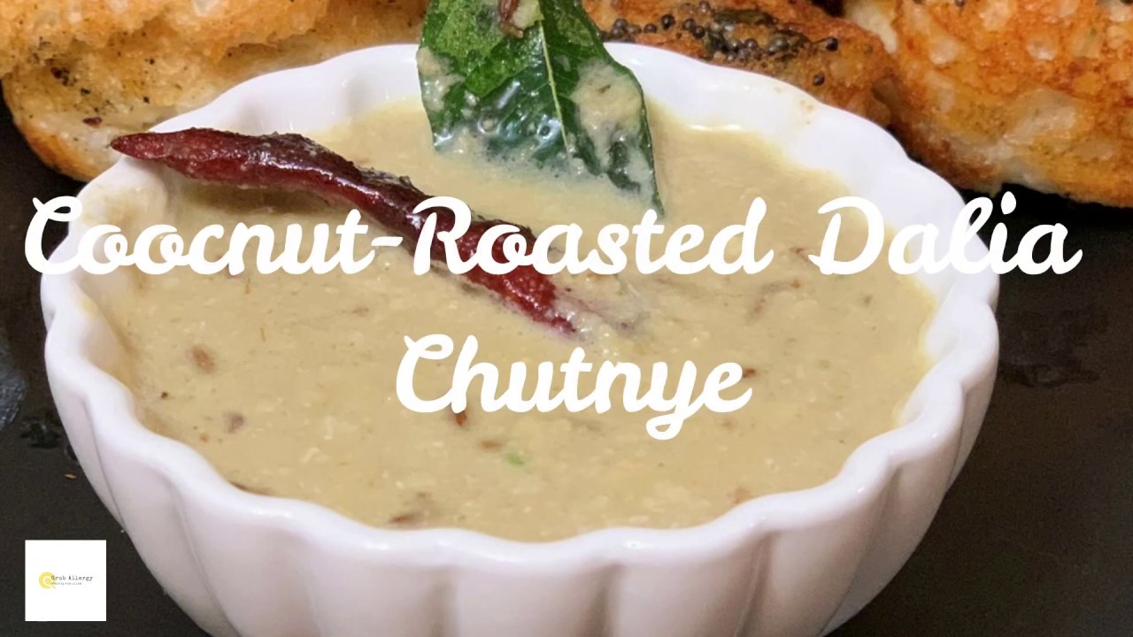 Coconut dalia chutney - YouTube