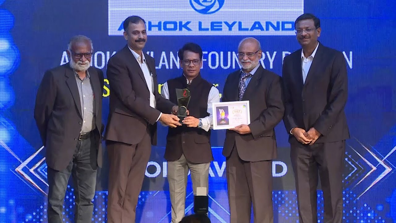 SEEM GOLD AWARD 2021 : Ashok Leyland-Foundry Division - YouTube
