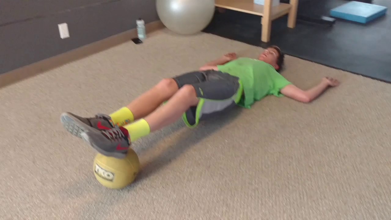 DL hamstring curl on MB - YouTube