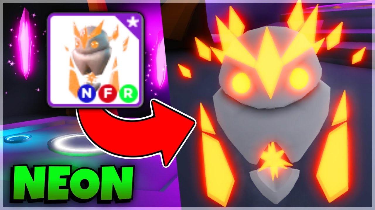 Fiz um ICE GOLEM NEON no Adopt Me [ Adopt Me Winter Update ] - YouTube