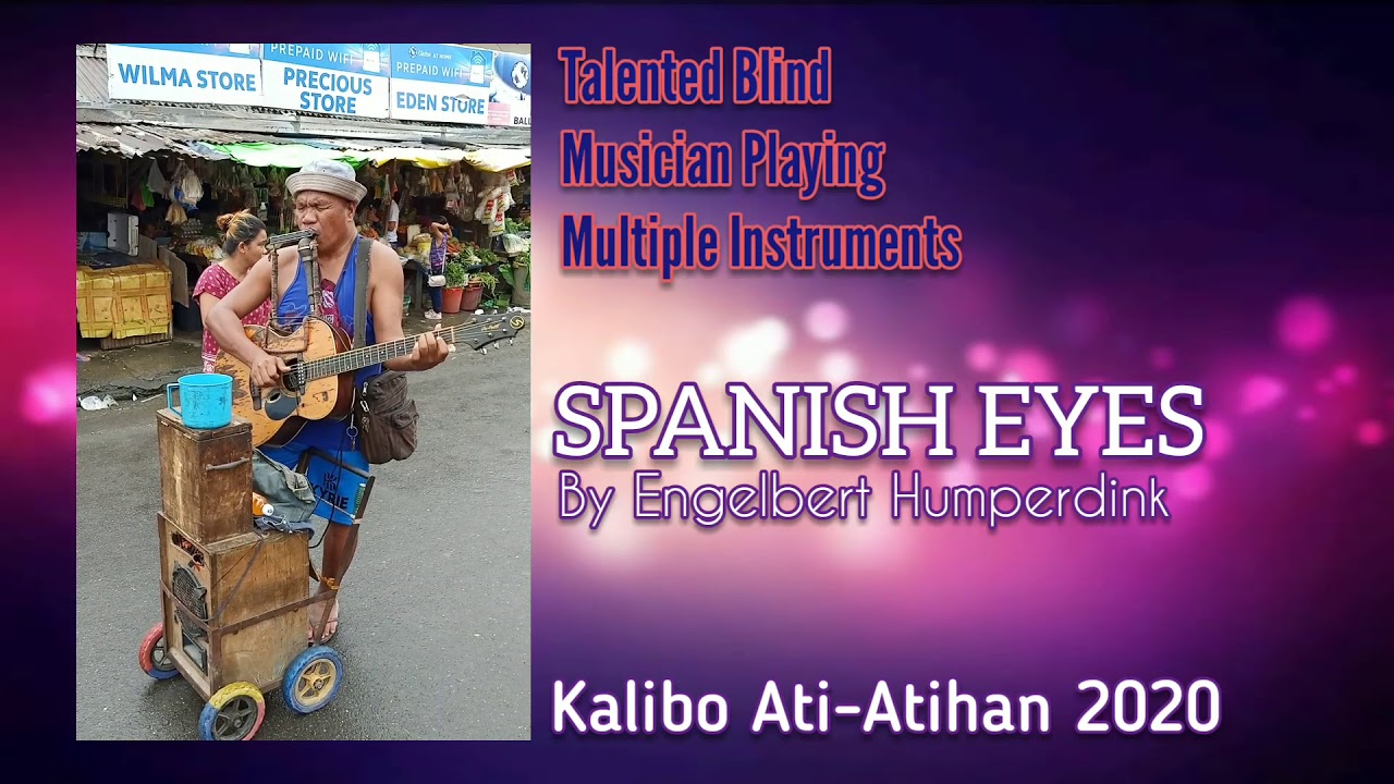 Talented Blind Musician Playing Multiple Instrument along the street ...