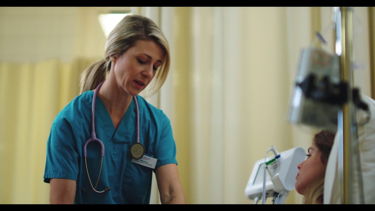 Amber Rhodes actor Nurse and hospital Scene - YouTube