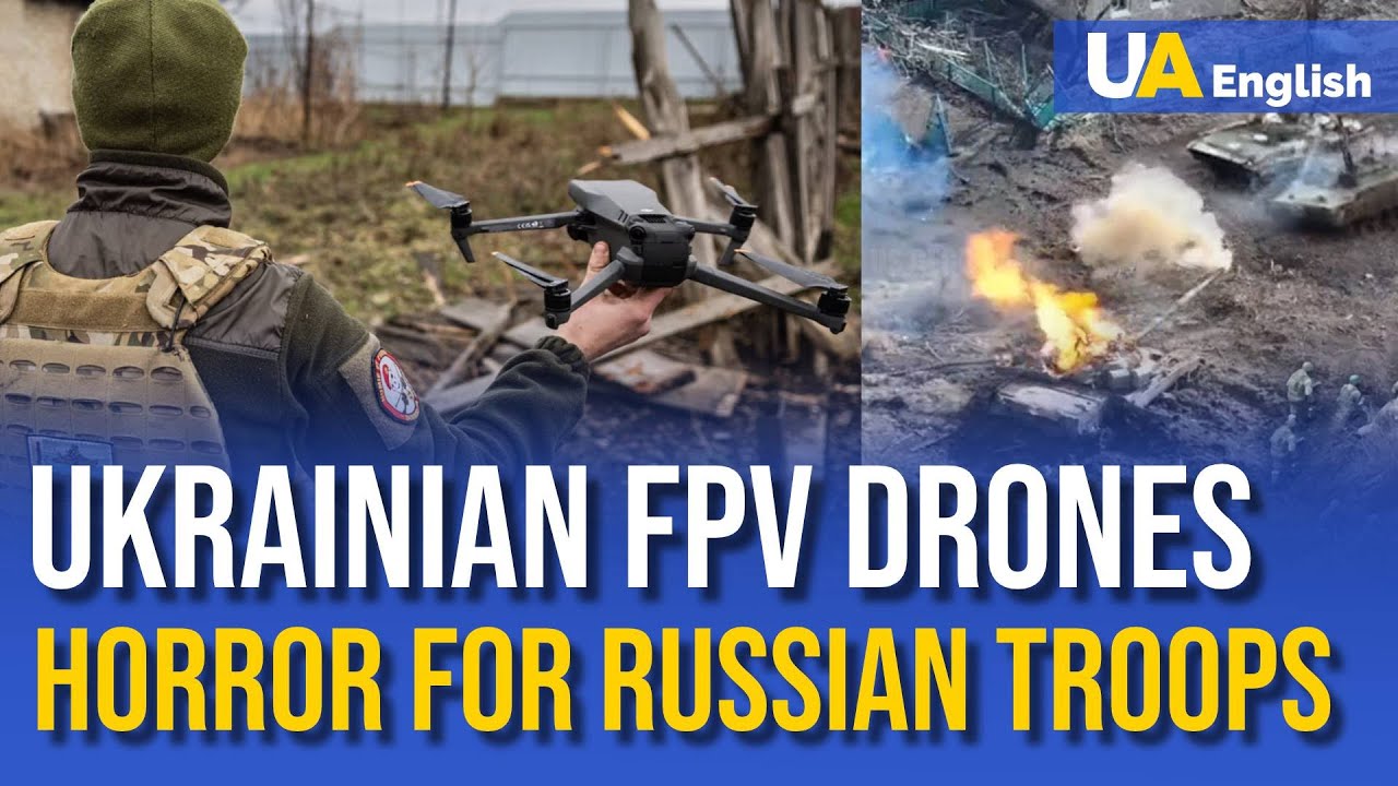 Horror for Russian troops: Ukrainian FPV drones massively attack ...