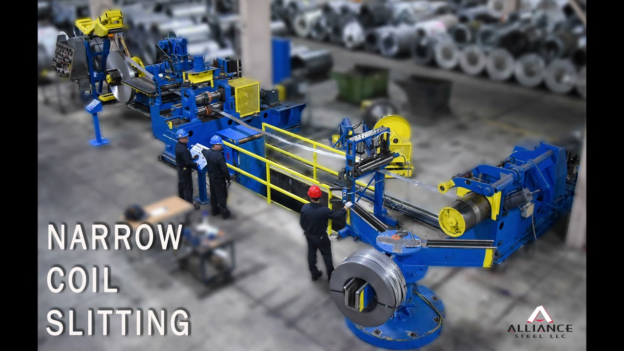 Narrow Coil Slitting Line - Alliance Steel, LLC - YouTube