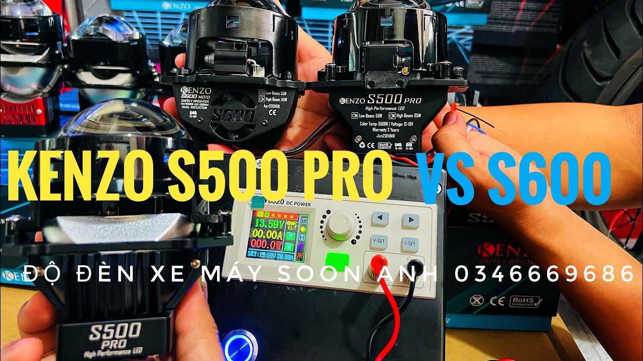 ĐÁNH GIÁ BI CẦU LED KENZO S500 PRO MỚI NHẤT THỬ ÁNH SÁNG THỰC TẾ CÙNG ...