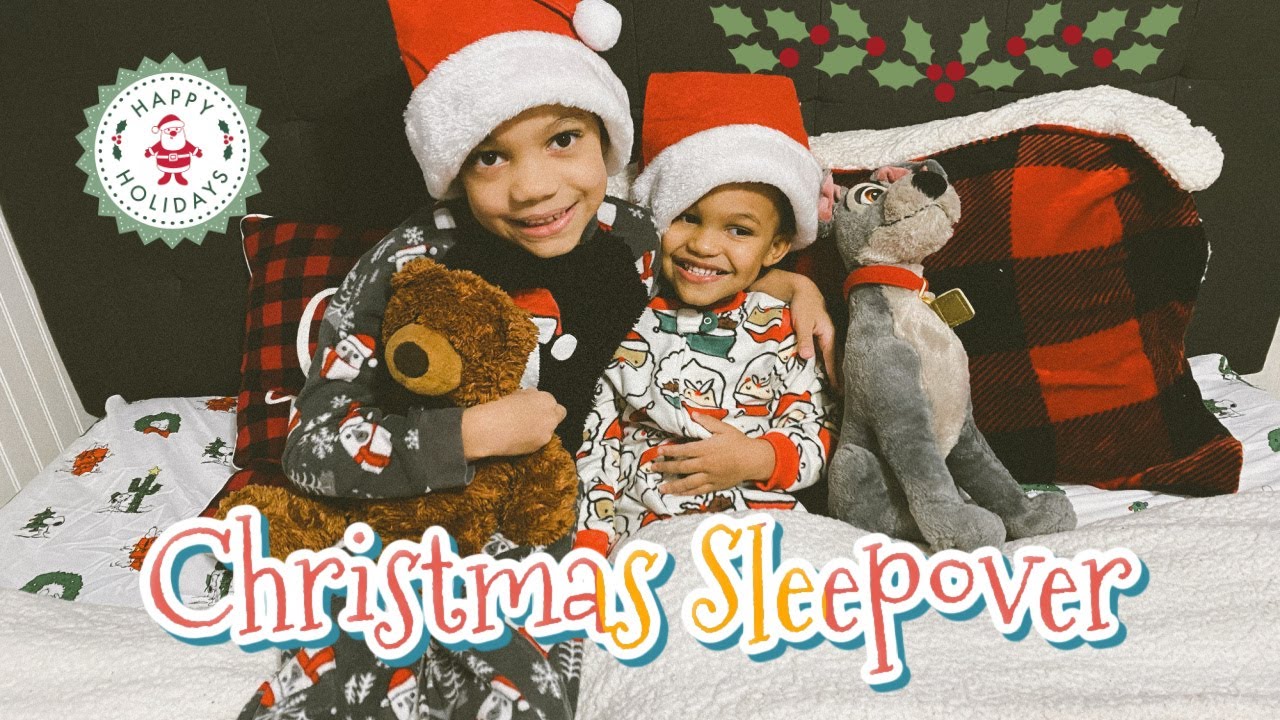 VLOG: Christmas Sleepover - YouTube