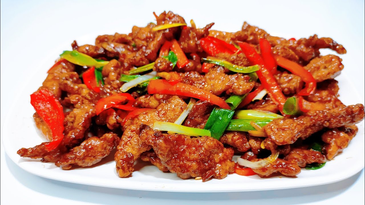 CRISPY SHREDDED CHICKEN RECIPE | BETTER THAN TAKEOUT - YouTube