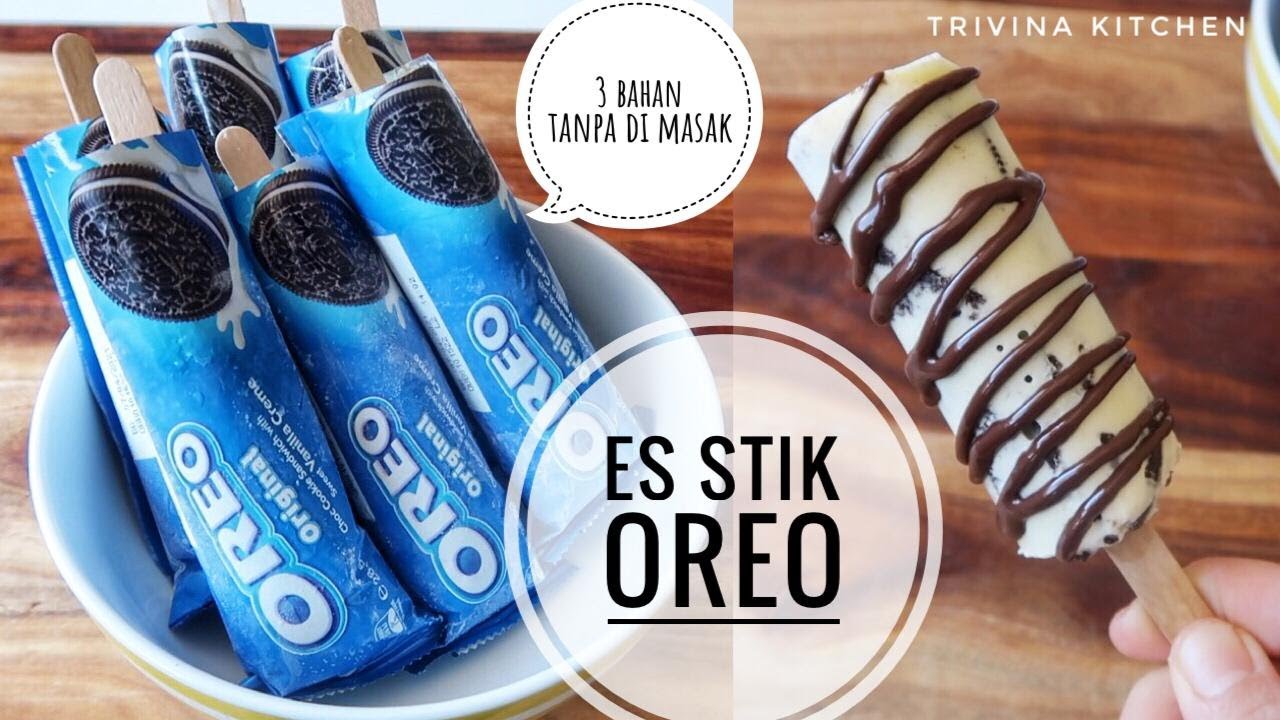 OREO ICE CREAM STICK | Super Creamy, 3 bahan, Tanpa di Masak - YouTube