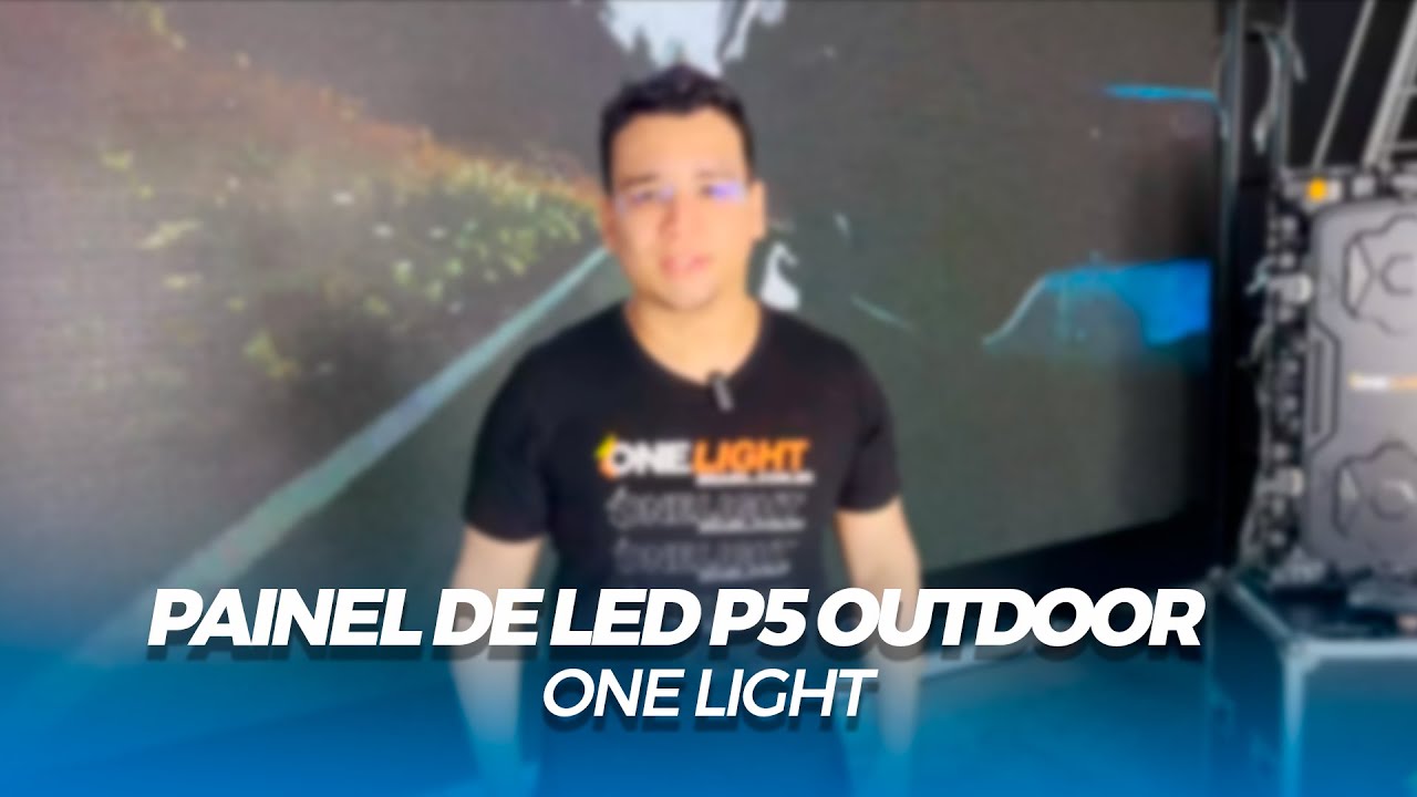 PAINEL DE LED P5 OUTDOOR ONE LIGHT - YouTube