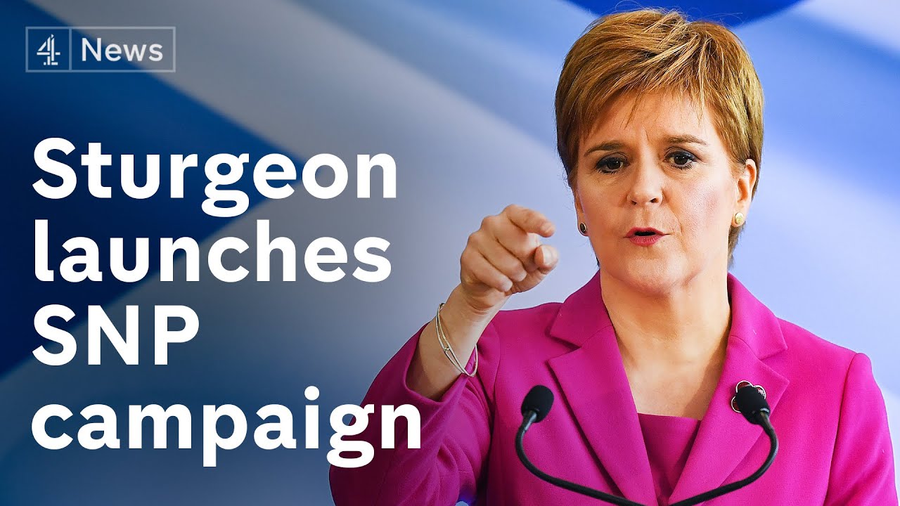 Nicola Sturgeon launches the SNP election campaign - YouTube