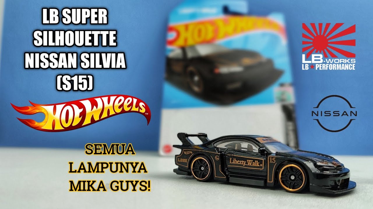 Eps486 HOT WHEELS LB SUPER SILHOUETTE NISSAN SILVIA (S15) New Black ...