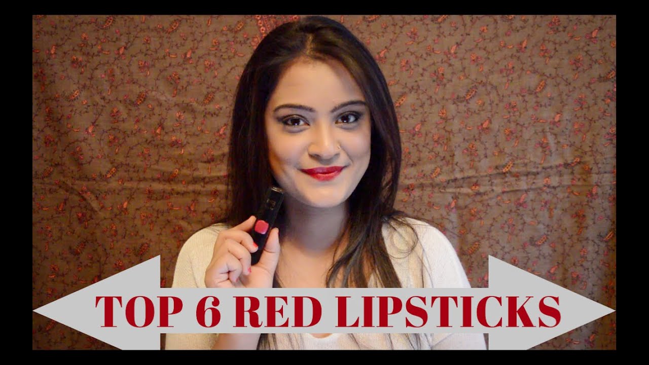 Top 6 Red Lipsticks for Indian Skin Tones - YouTube