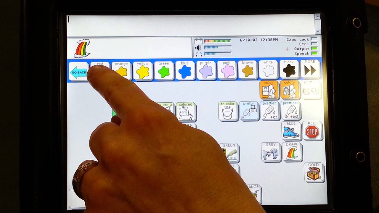 RED - word sequence for the Vantage Lite - YouTube