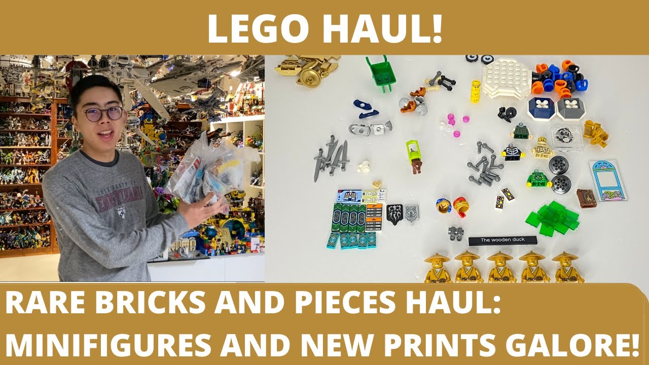 Rare Bricks and Pieces LEGO Haul: Minifigs + Brand New Prints Galore ...