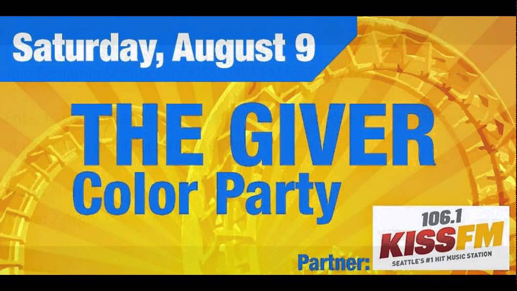THE GIVER - Color Party | Wild Waves Theme Park - YouTube