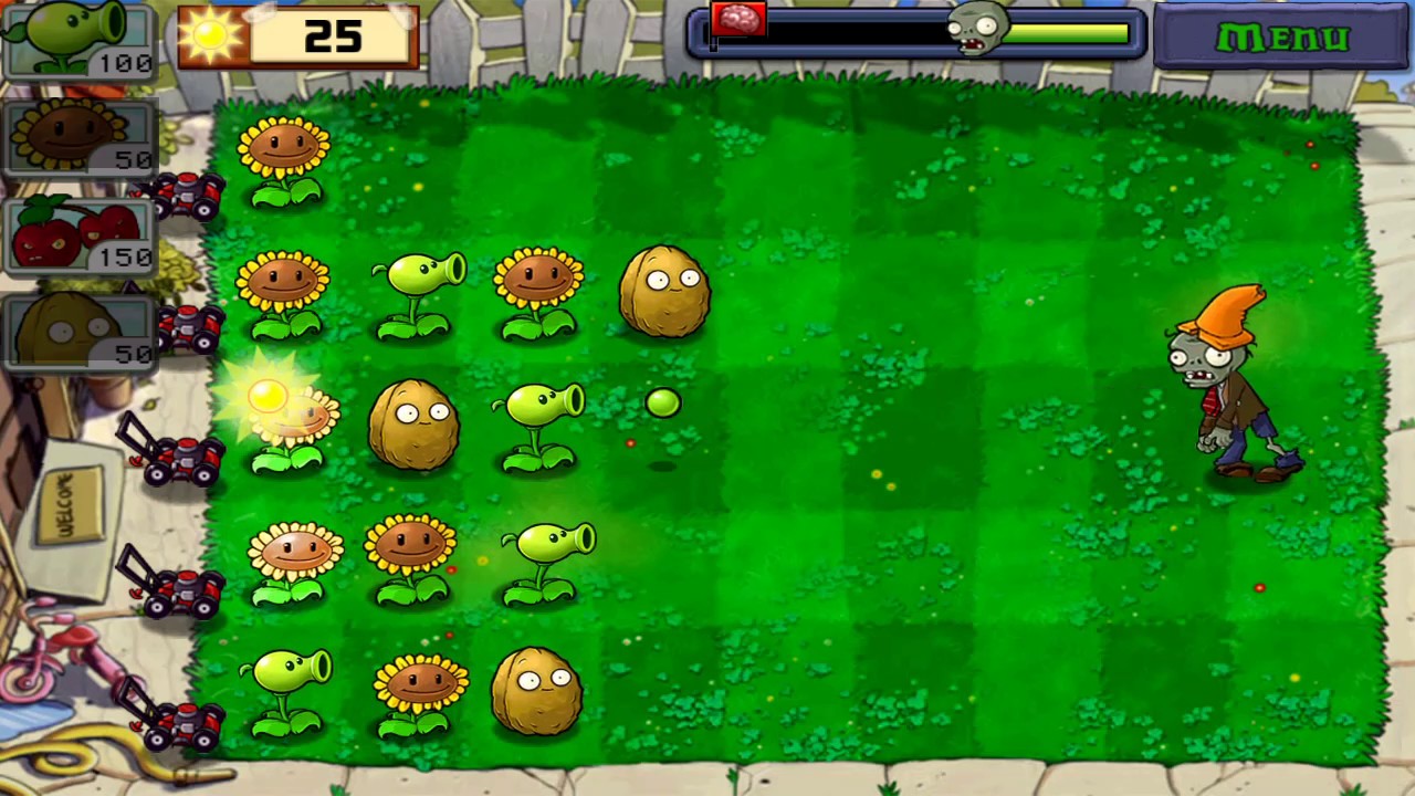 plants vs zombies(8) in FULL HD 4K - YouTube