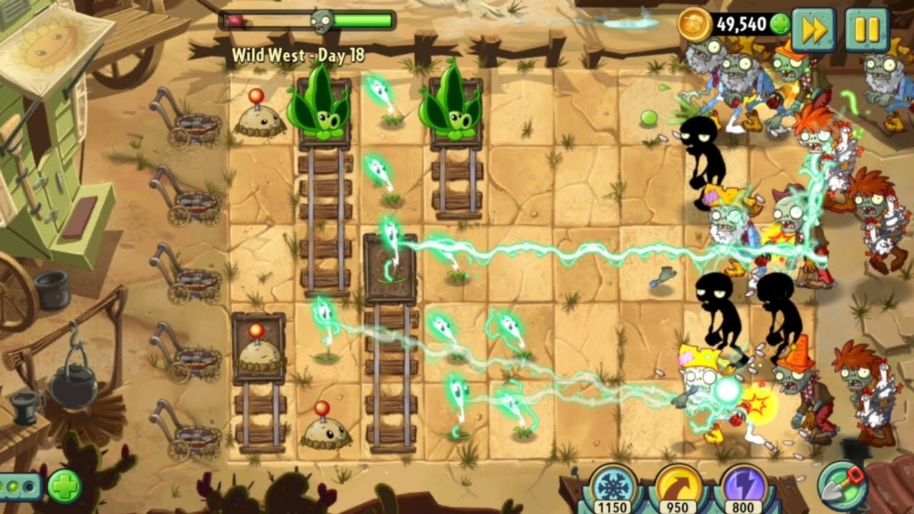 Plants vs Zombies 2 - 😃 lightning reed - YouTube
