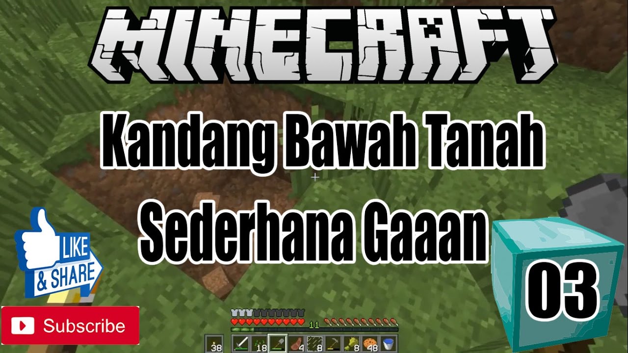 Ternak Kambing Sederhana - Minecraft Survival Indonesia - YouTube