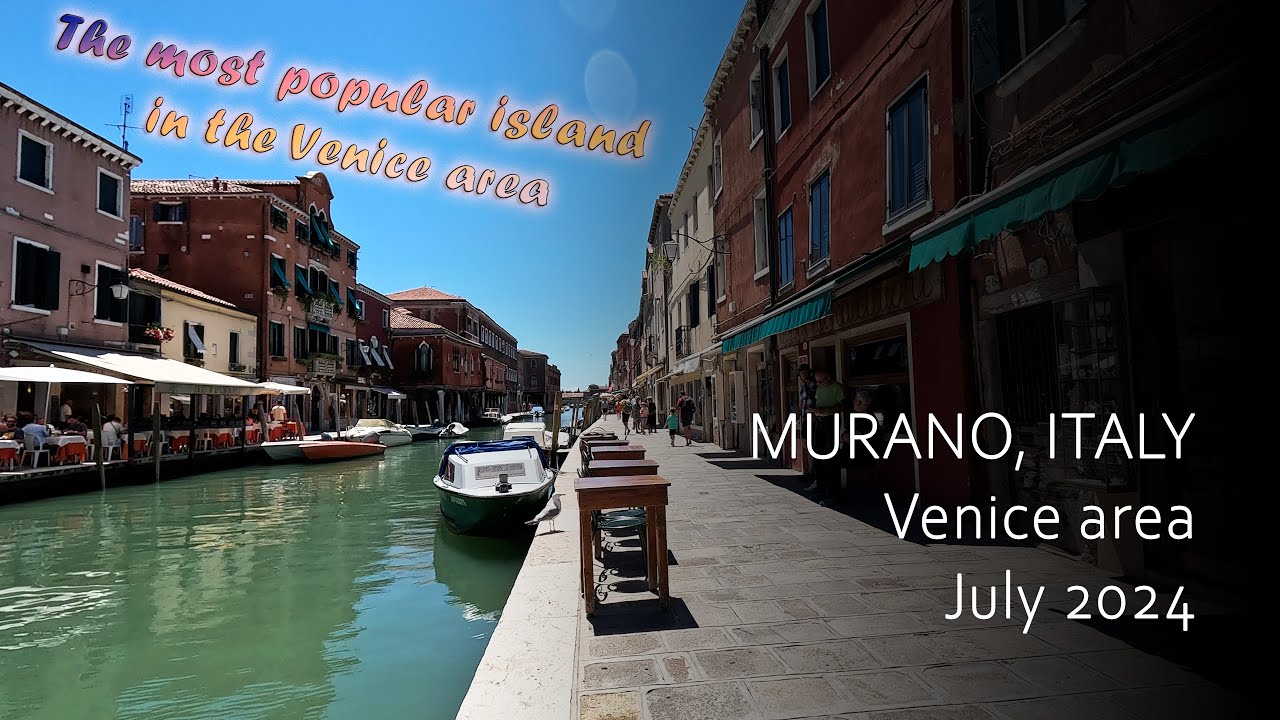 Murano walking tour, Venice area, July 2024 - YouTube