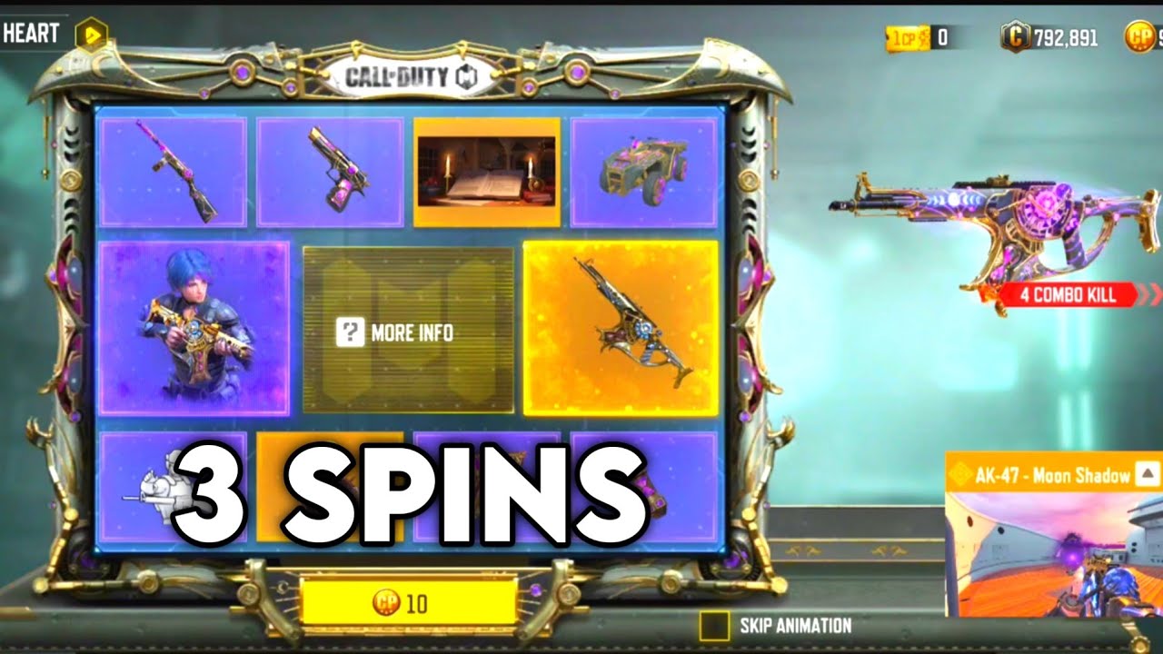 3 SPINS ON ASTRONOMYS HEART WITH AK47 AND TEMPEST CODM SEASON 4 - YouTube