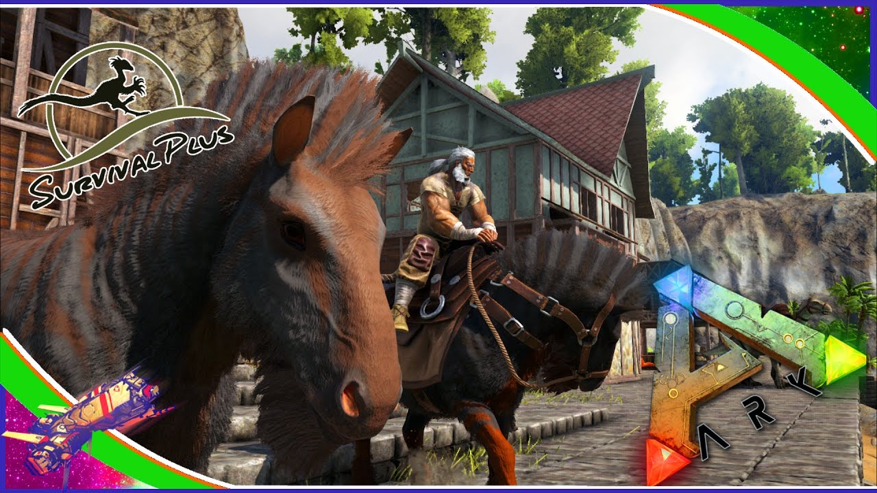 DOUBLE EQUUS TAME - GORGEOUS HORSE - Ark Survival Plus [ Ark Gameplay ...