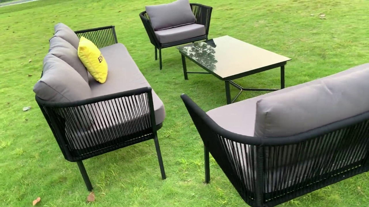 ROPE SOFA SETS - YouTube