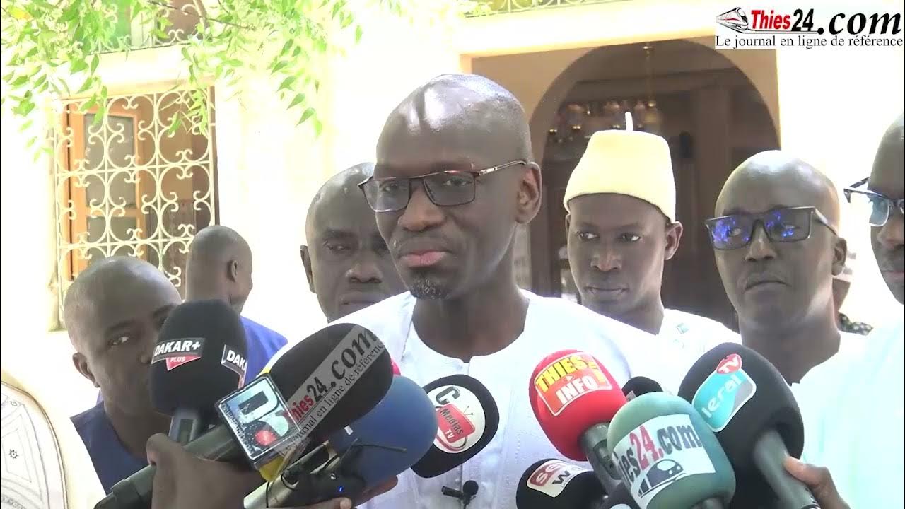 Lappel à La Paix Du Président Abdoulaye Dièye Dg Aibd Après La Prière