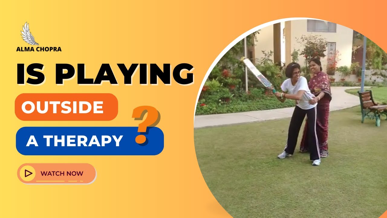 Playing outside is therapy? I Cerebellar Exercise I Alma Chopra - YouTube