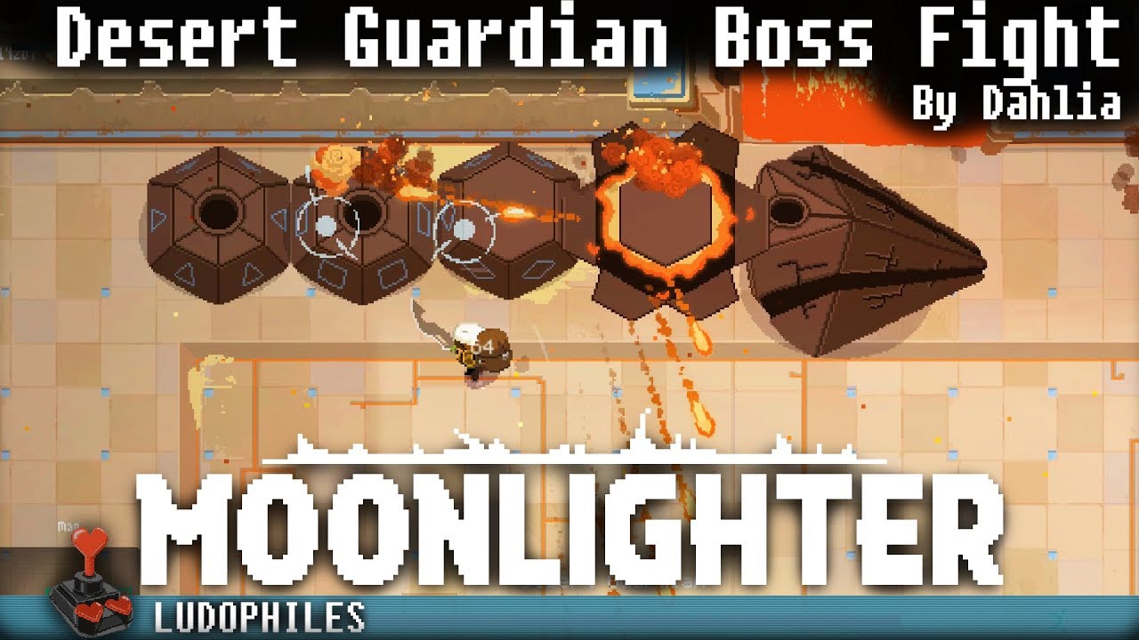 Moonlighter - Desert Guardian / Naja Boss Fight (3rd boss, Desert ...