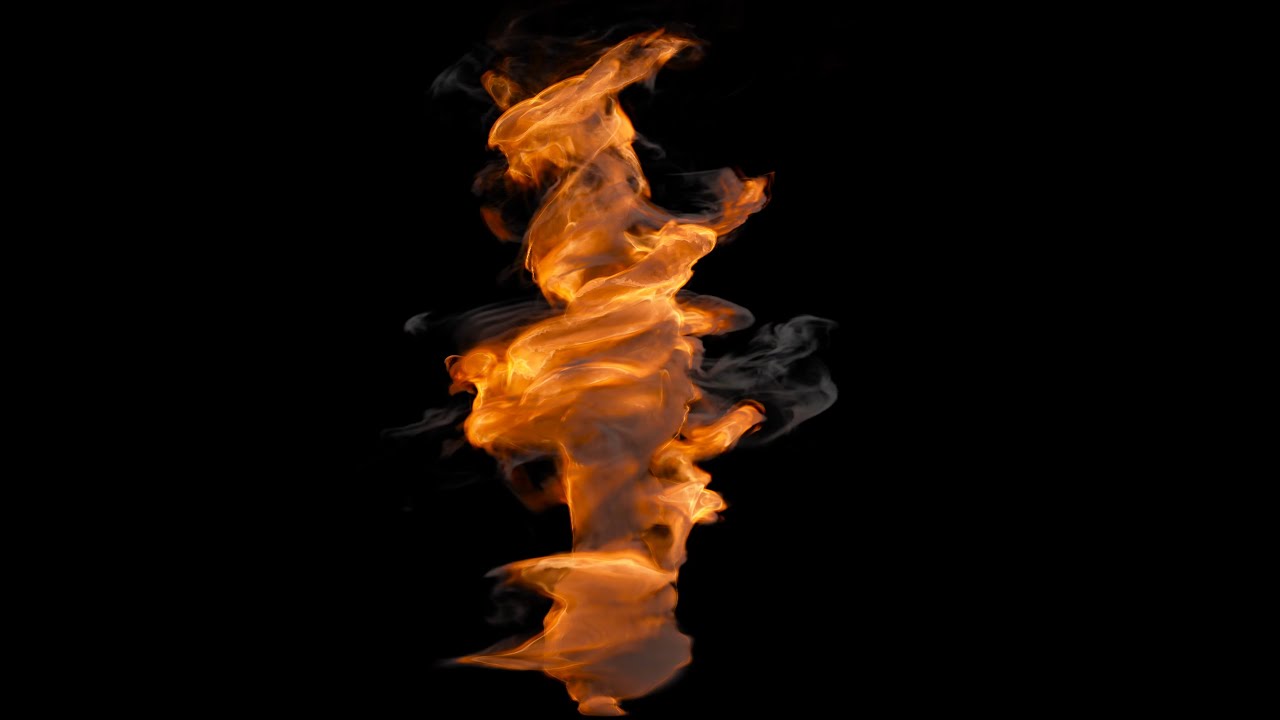 Burning Fire Tornado Background 4K – Calm Flame Vortex on Black - YouTube