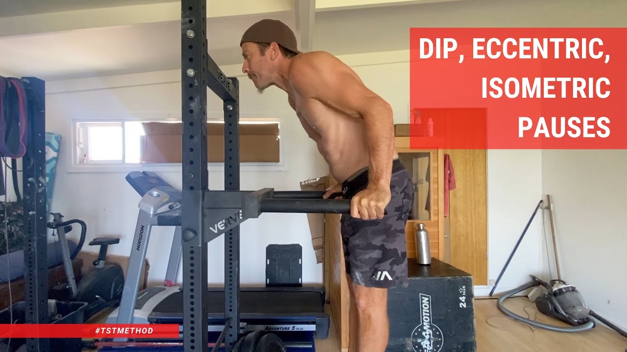 Dip, Eccentric, Isometric Pauses - YouTube