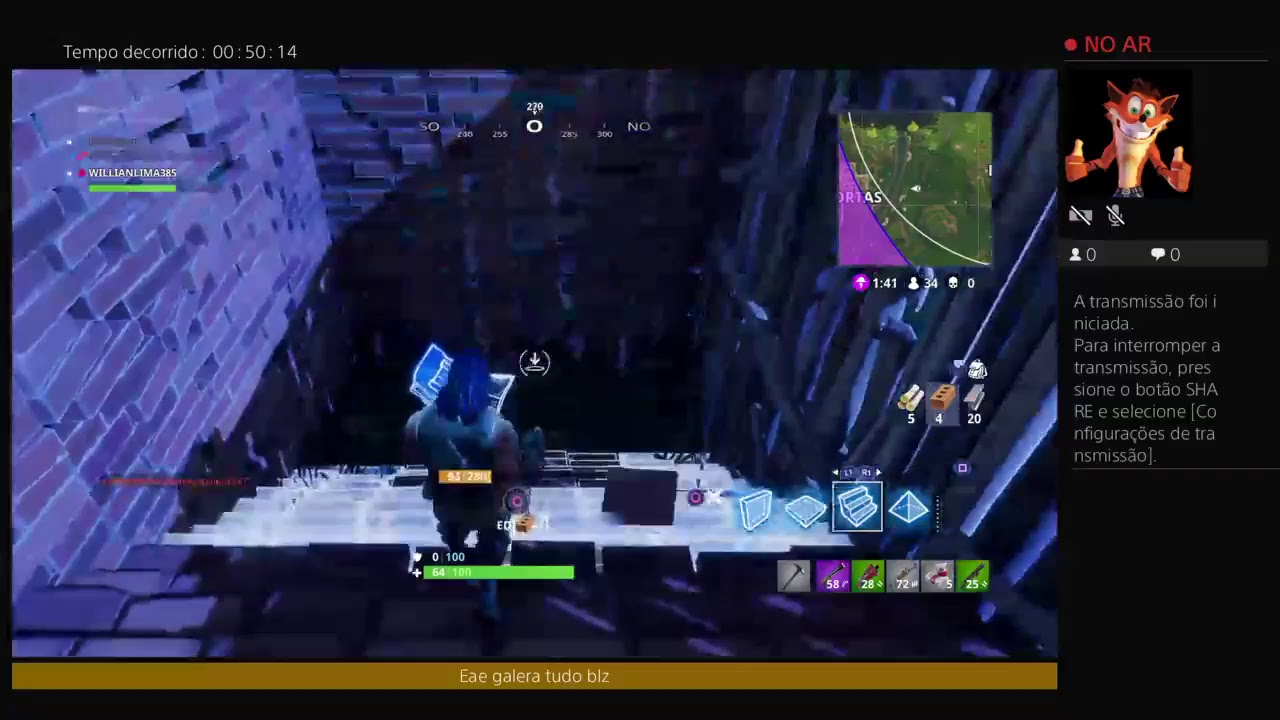 Jogando Fortnite com murilo gamer br - YouTube