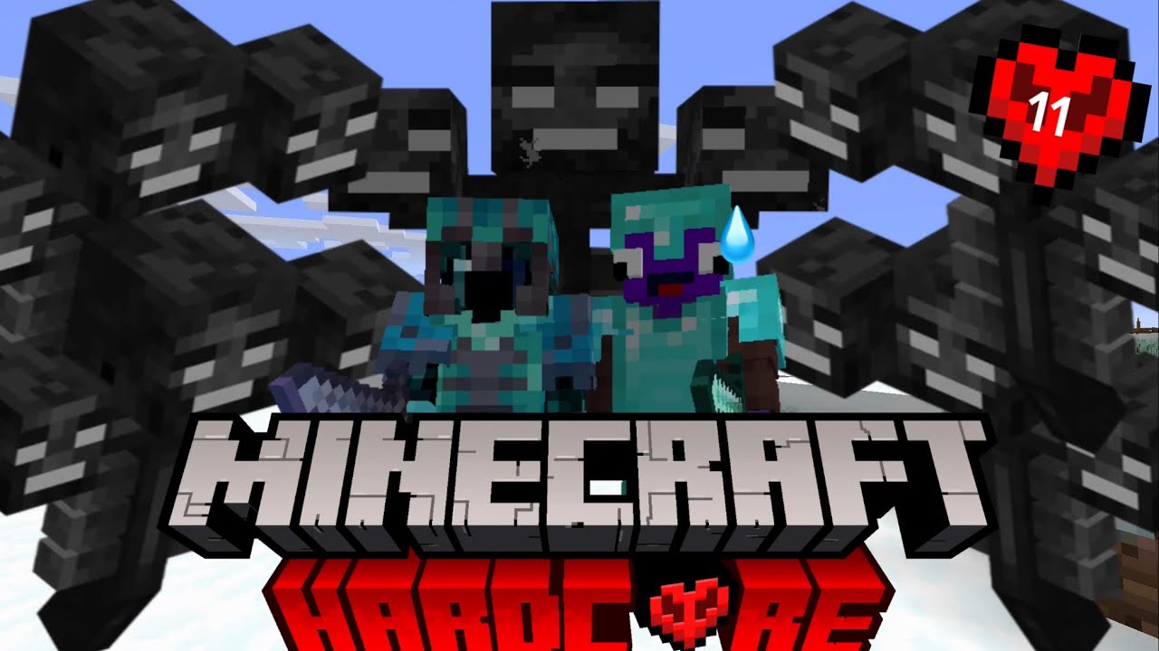Minecraft hardcore- Me and my friend fight 5 withers for fun enjoy ...