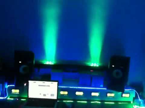 Chauvet color rail irc wall wash - YouTube
