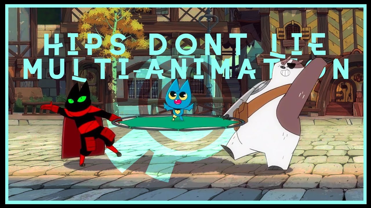 MULTI-ANIMATION | Hips Don't Lie (4K) - YouTube