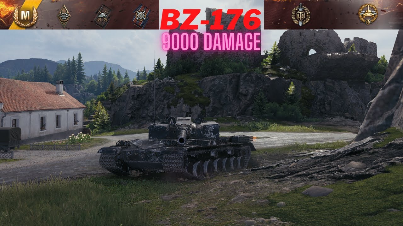 Bz-176 almost carry a Tier X game Insane Tank l World of Tanks - YouTube