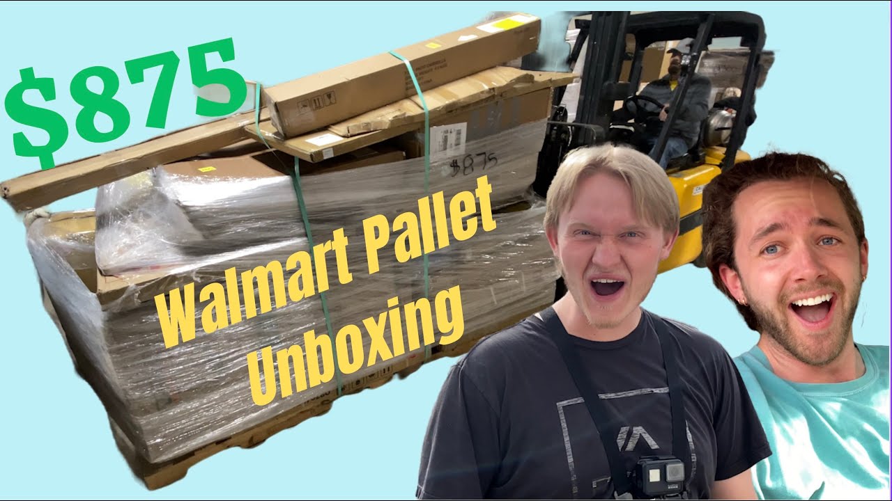HUGE $875 Walmart Pallet Unboxing - YouTube