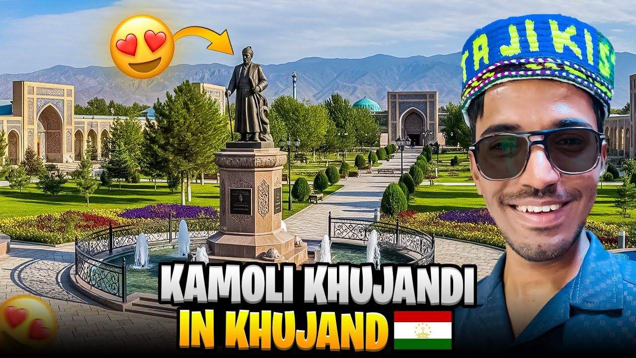 Exploring Kamoli Khujandi In Tajikistan 😍 | Kamoli Khujandi Park 🏞️ ...
