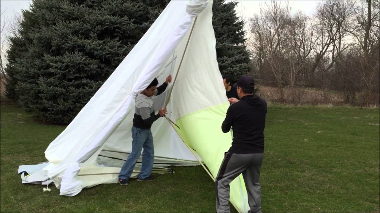 POP'N'WORK Tent Set-Up: Custom XL - YouTube