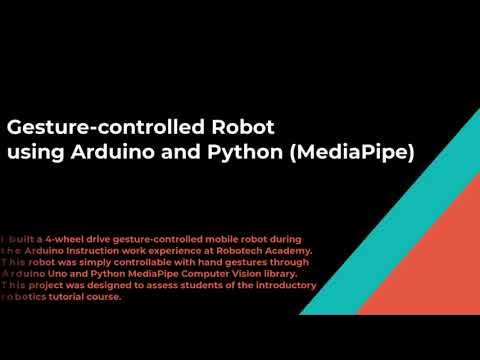 Gesture-controlled Robot using Arduino and Python (MediaPipe) - YouTube