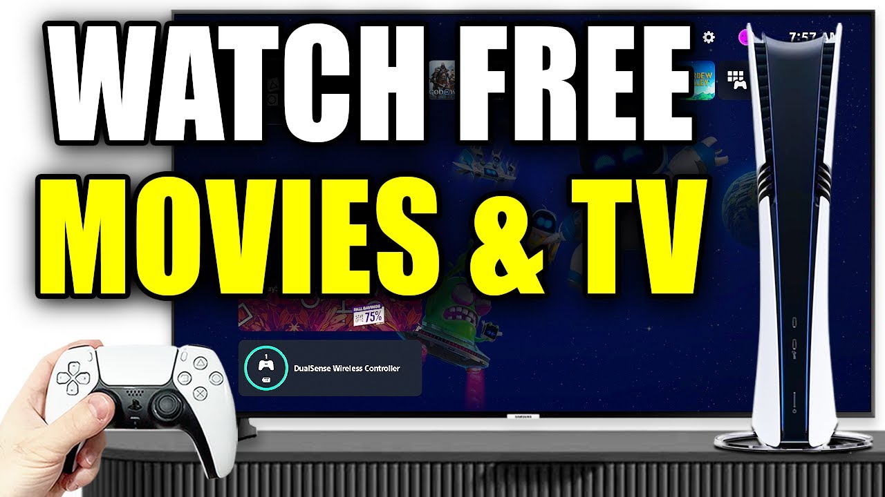 How To Watch Free Movies & TV On PS5 - Easy Guide - YouTube