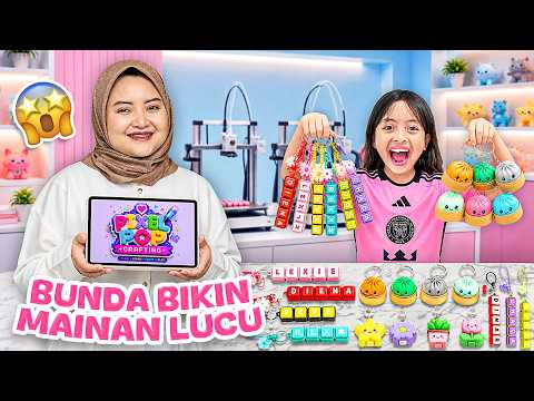 BUNDA JUALAN MAINAN? Leika bantuin bikin kreasi unik 😍