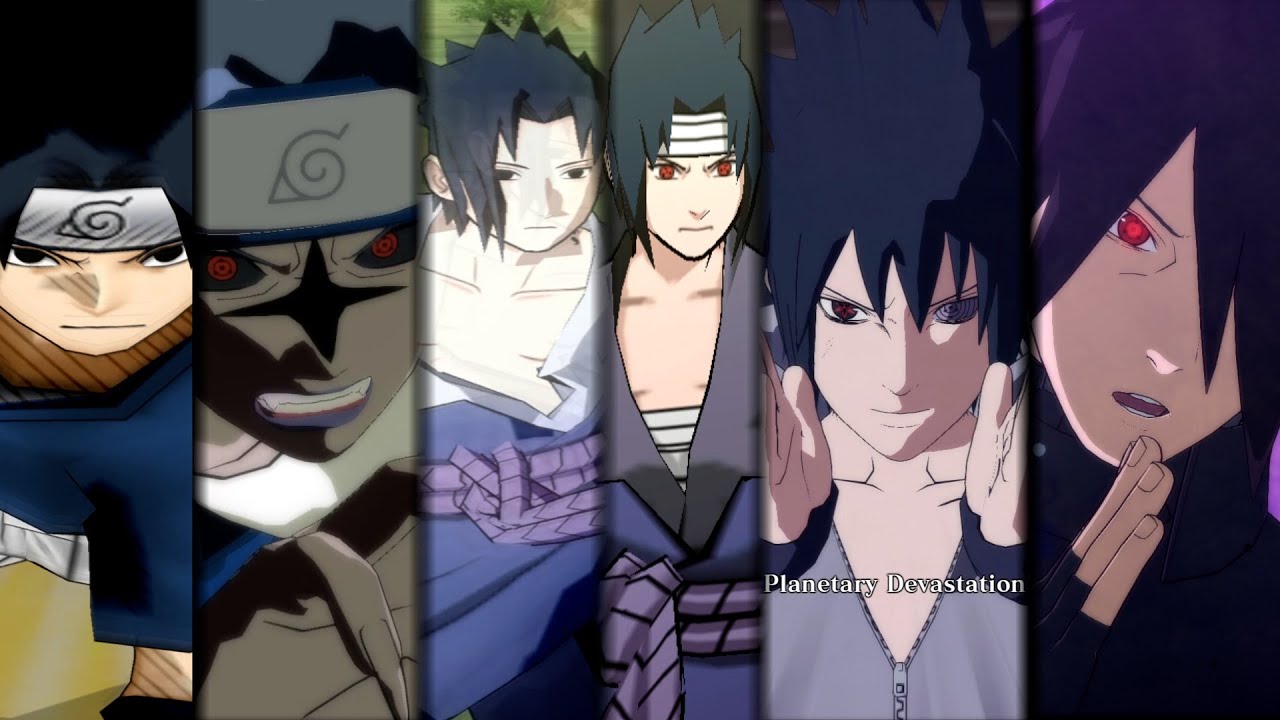 Sasuke Ultimate Jutsus Evolution in All Naruto Ultimate Ninja Series ...