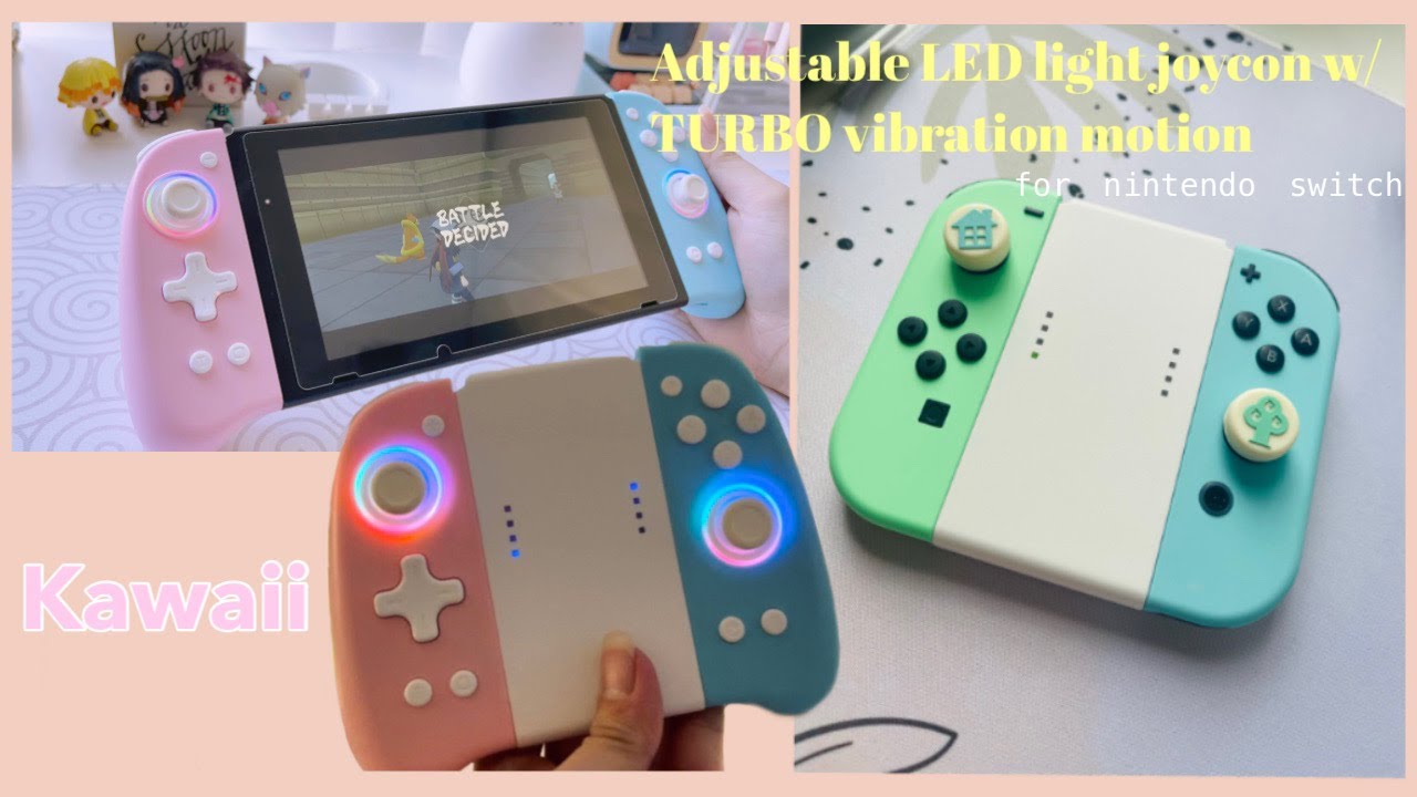 | Cute Led Light Joycon with Turbo Vibration + Instruction | Mini ...