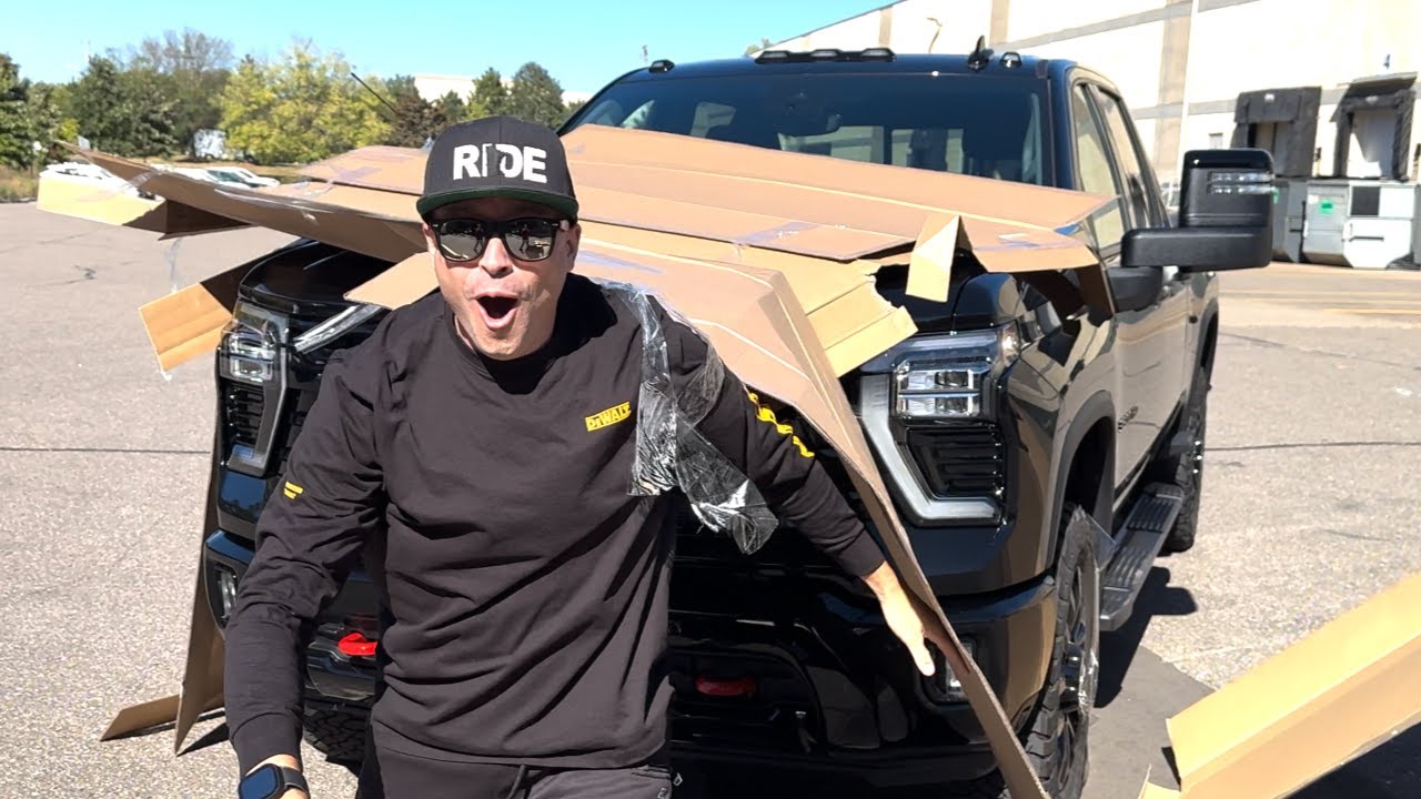 Unboxing a 2025 Chevy Trail Boss 3500 Turbo Diesel - YouTube