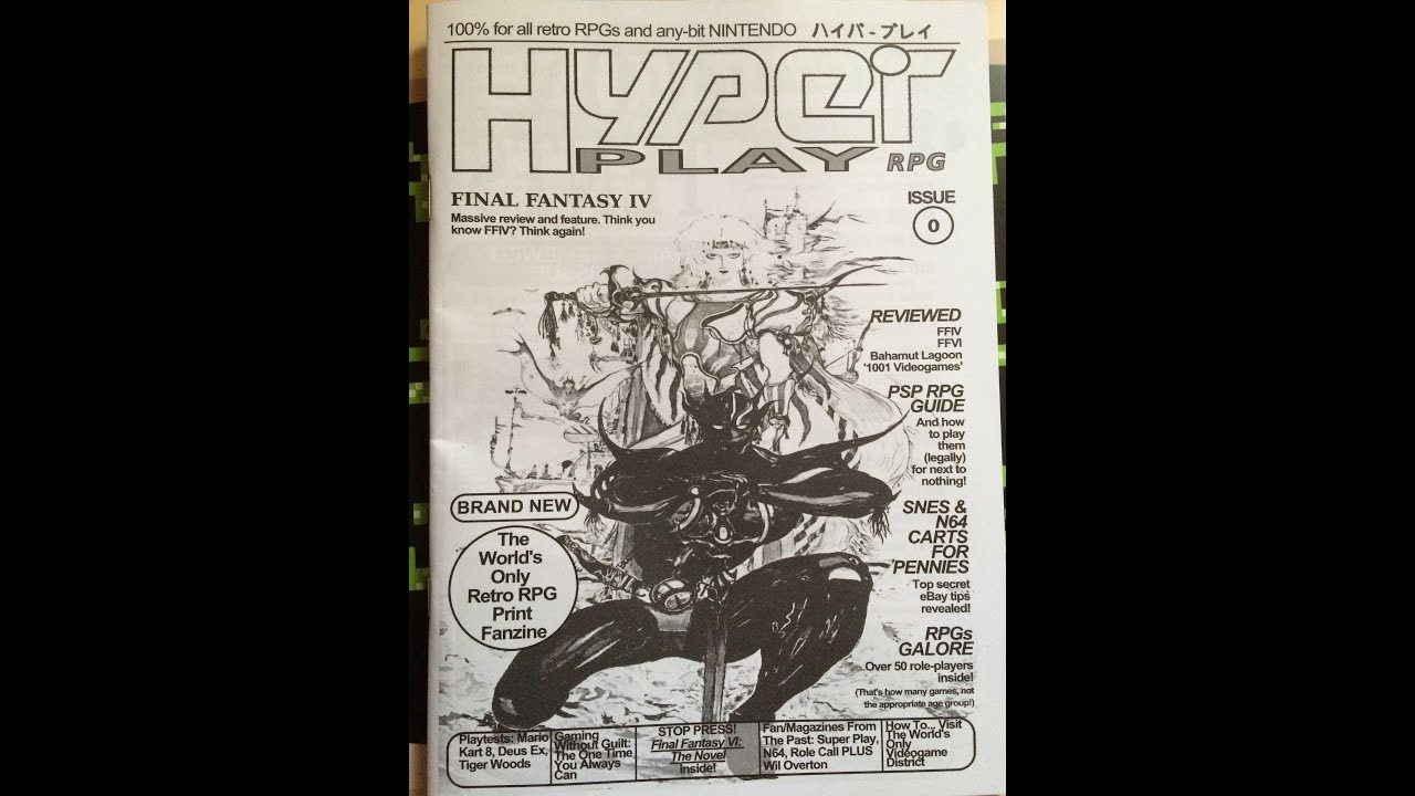 A look at Hyperplay RPGS fanzine - YouTube