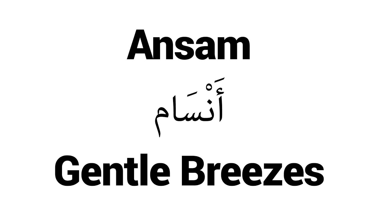 How to Pronounce Ansam! - Middle Eastern Names - YouTube